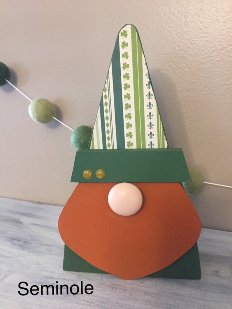 Wood Gnome St Patricks Gnome St Patty's Day Decor - Etsy