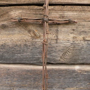 Barbed Wire Cross - Etsy