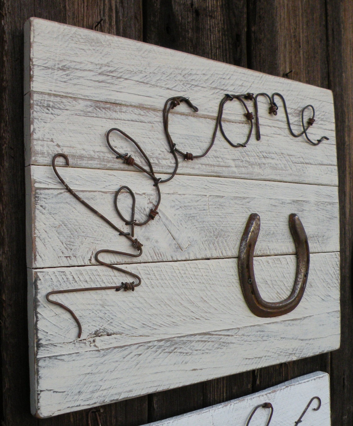 Wire Welcome Sign - Etsy