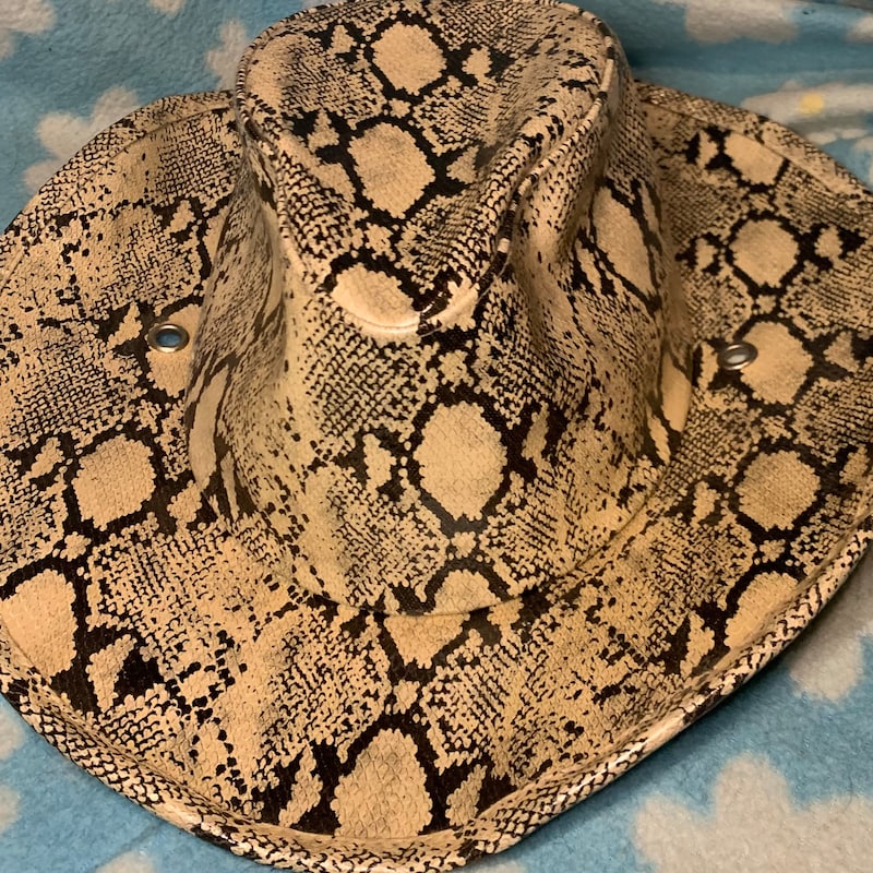 Snakeskin Cowboy - Etsy