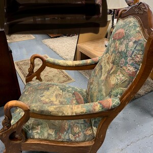 Swan Handle Wood Rocking Chair ~shipping NOT Free - Etsy