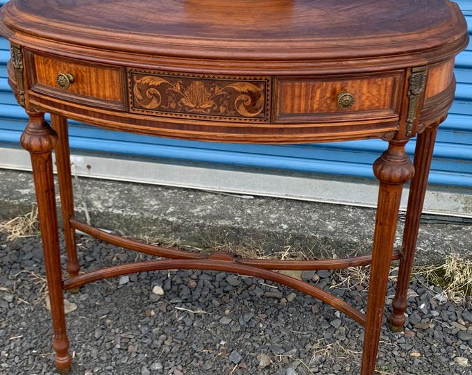 French Demilune Crescent Shape Vanity Desk Table ~shipping Not Free - Etsy