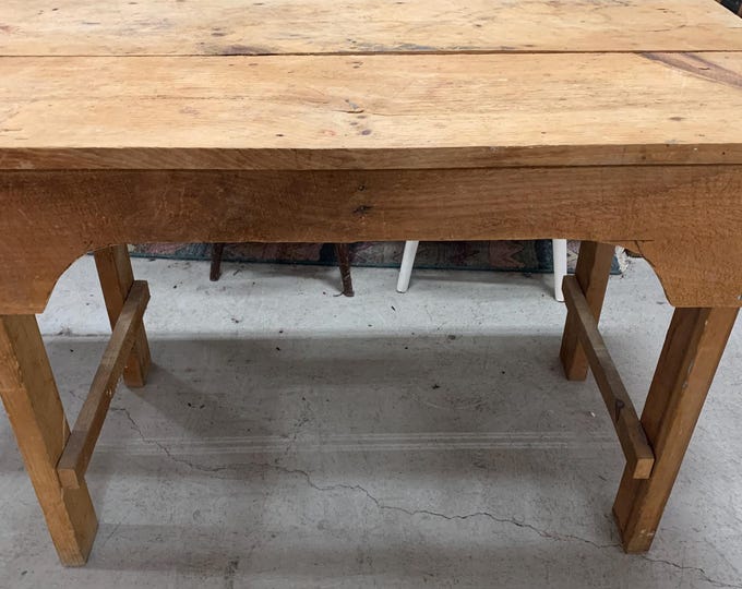 Rustic Pine Kitchen Prep or Work Table - Etsy
