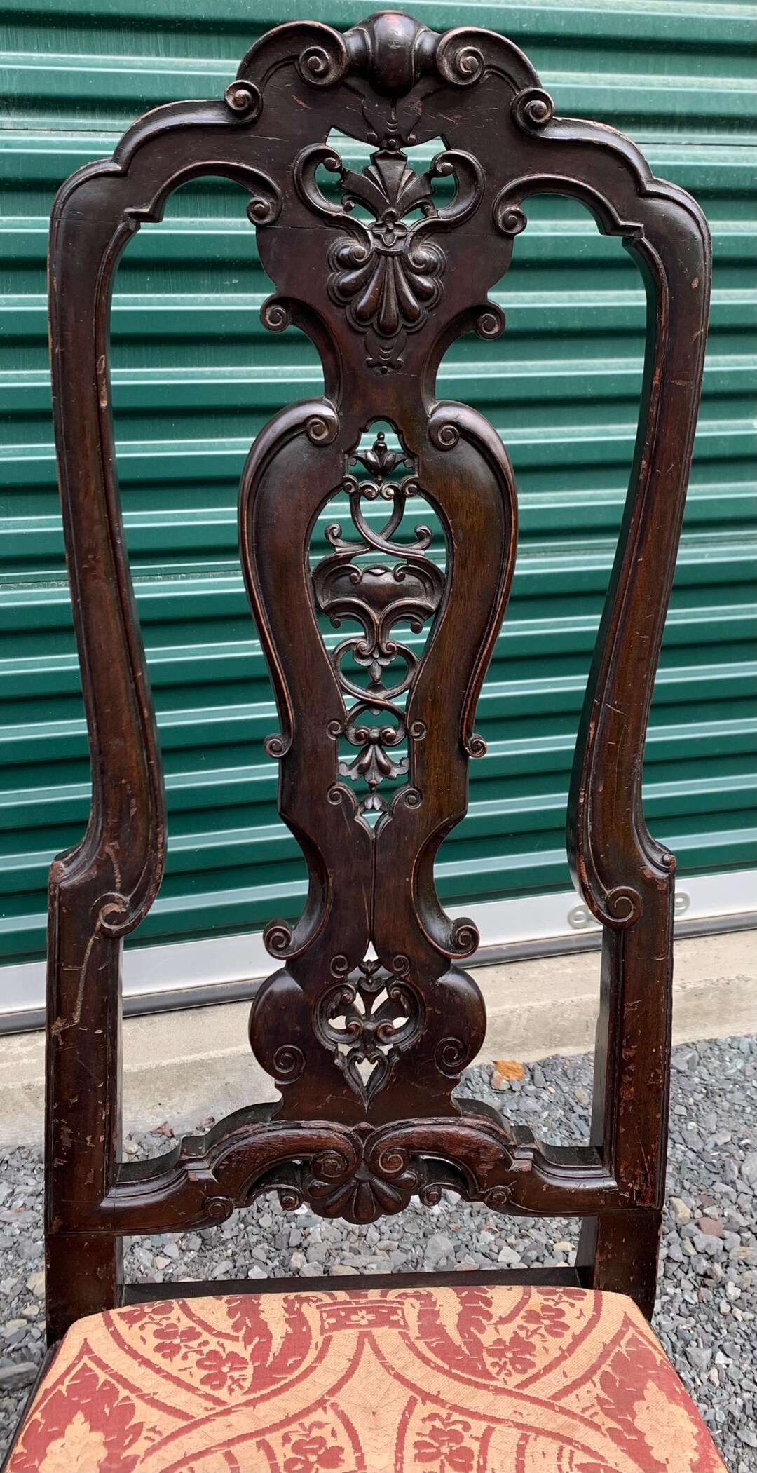 High Back Wood Carved Side Chair Corner Chair- Ask Me for a Shipping ...