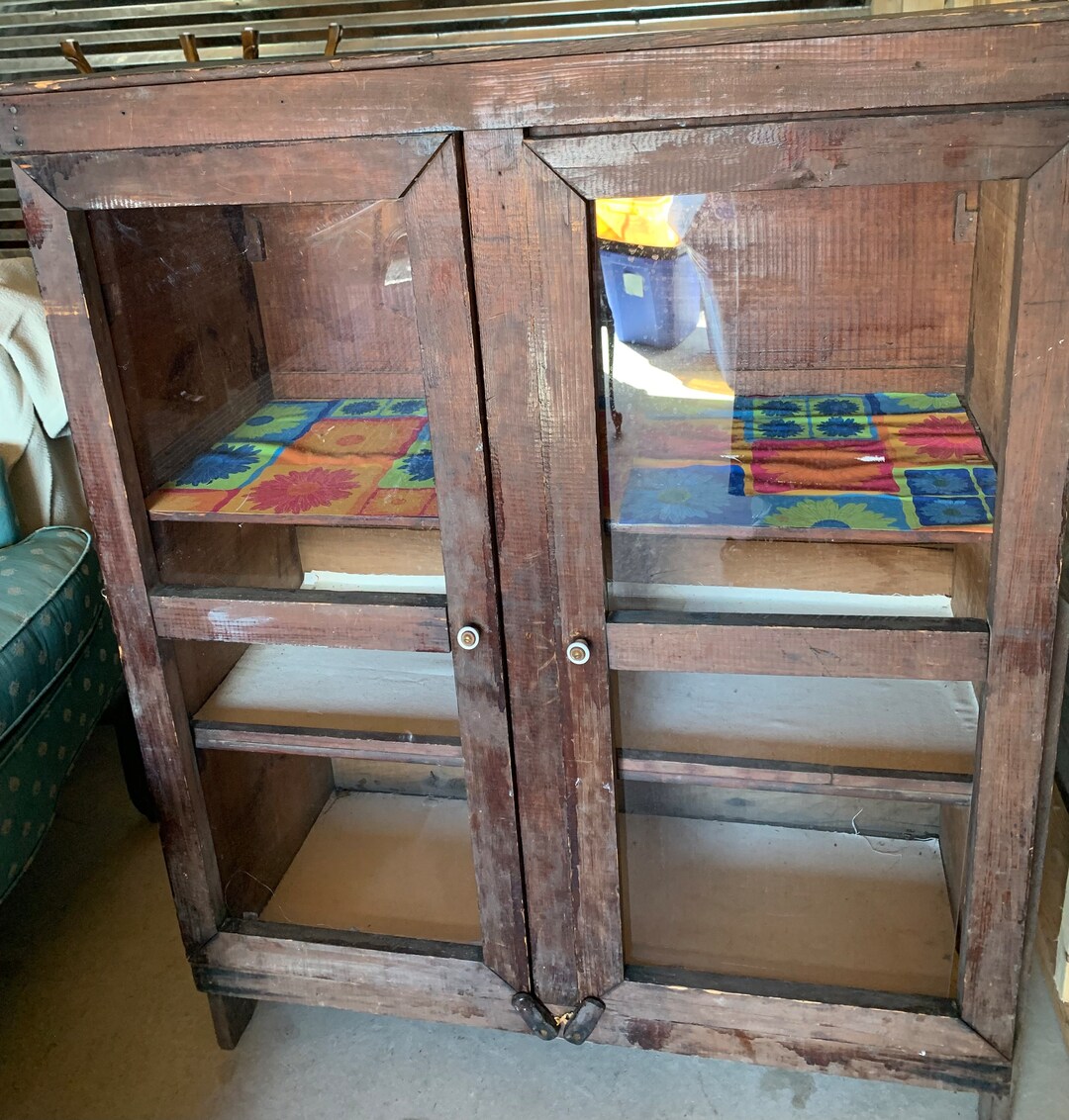 Primitive Pie Safe ~ Jelly Cabinet Handmade ~shipping Not Free - Etsy