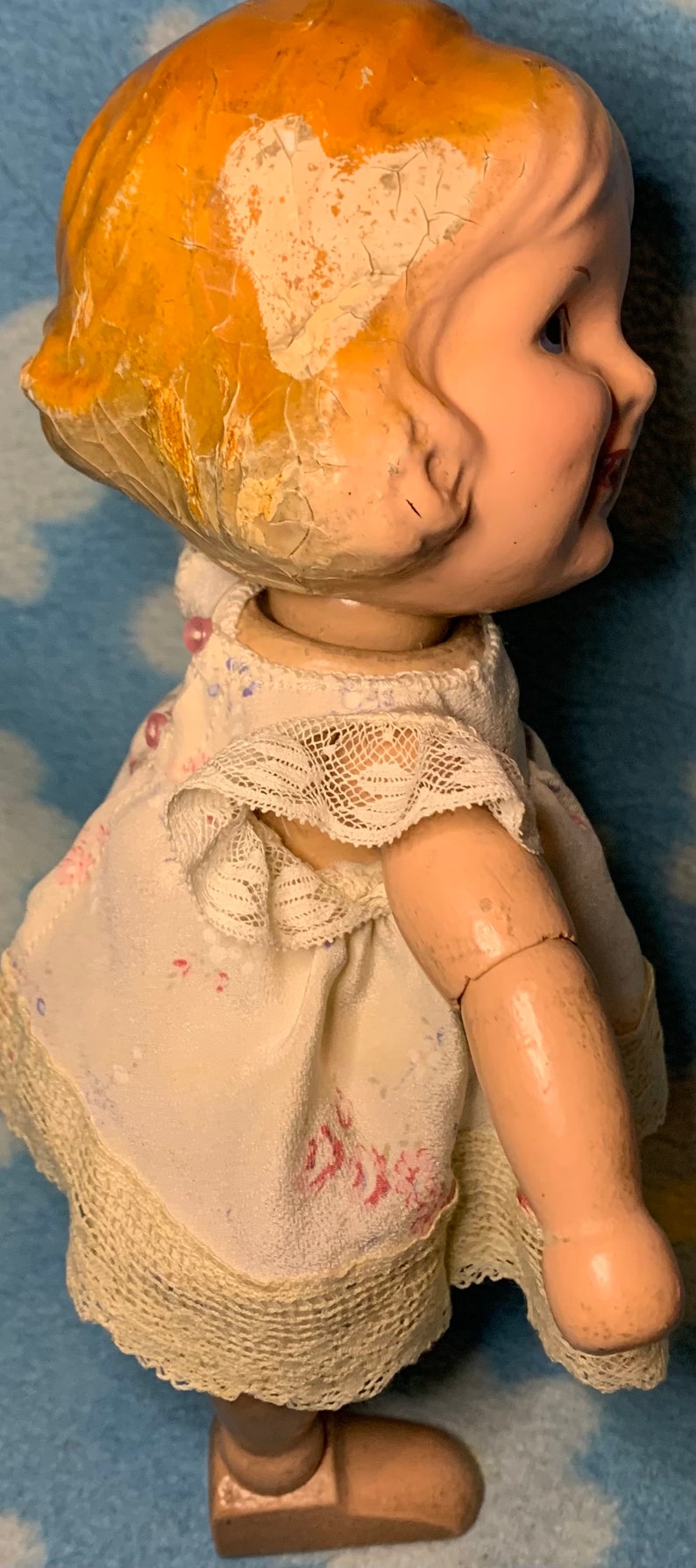 Little Margie Wood Segmented and Composition Doll ~ J Kallus Cameo ...