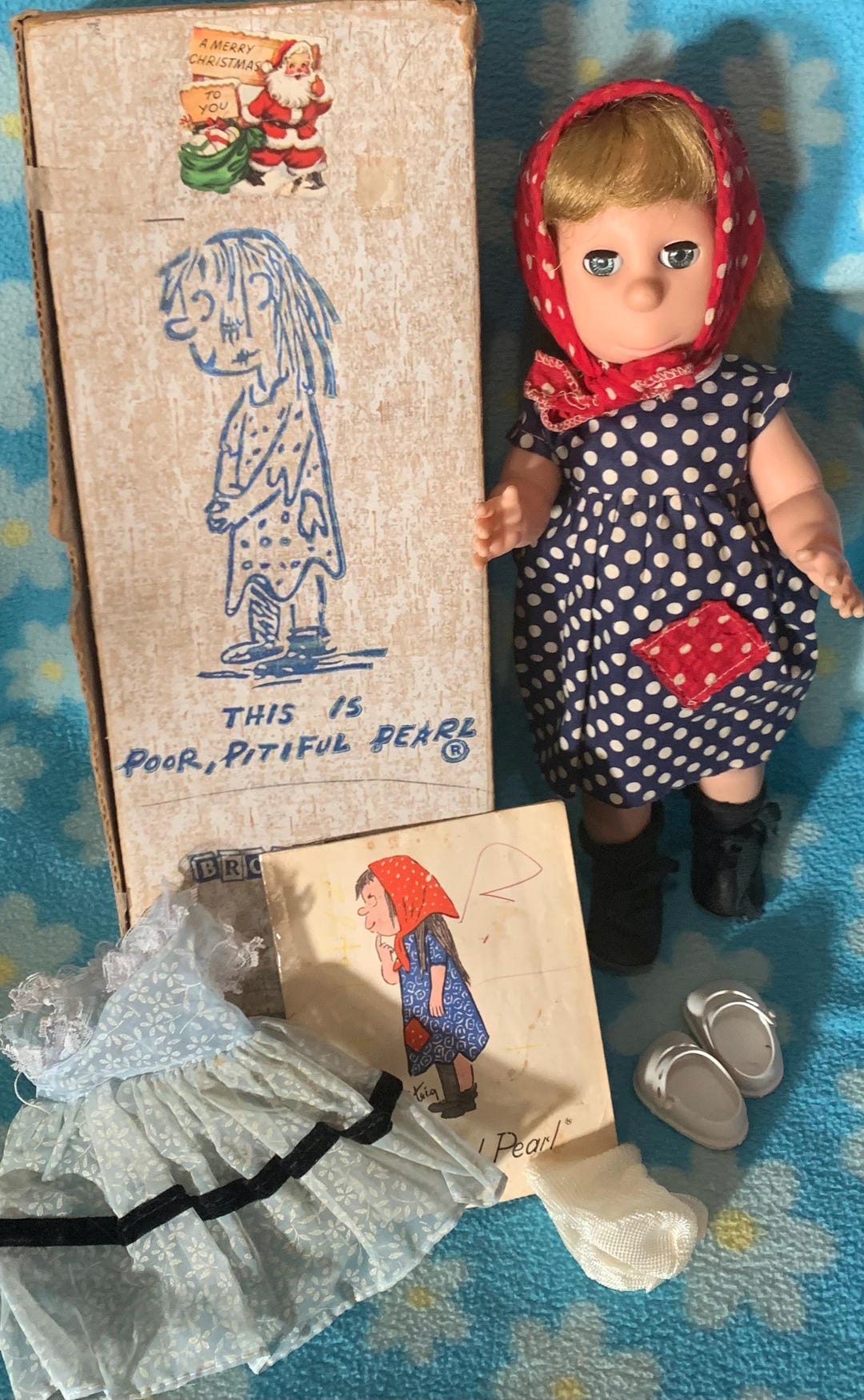 Complete Poor Pitiful Pearl Doll by Brookglad W/ Box and Extra Outfit ...