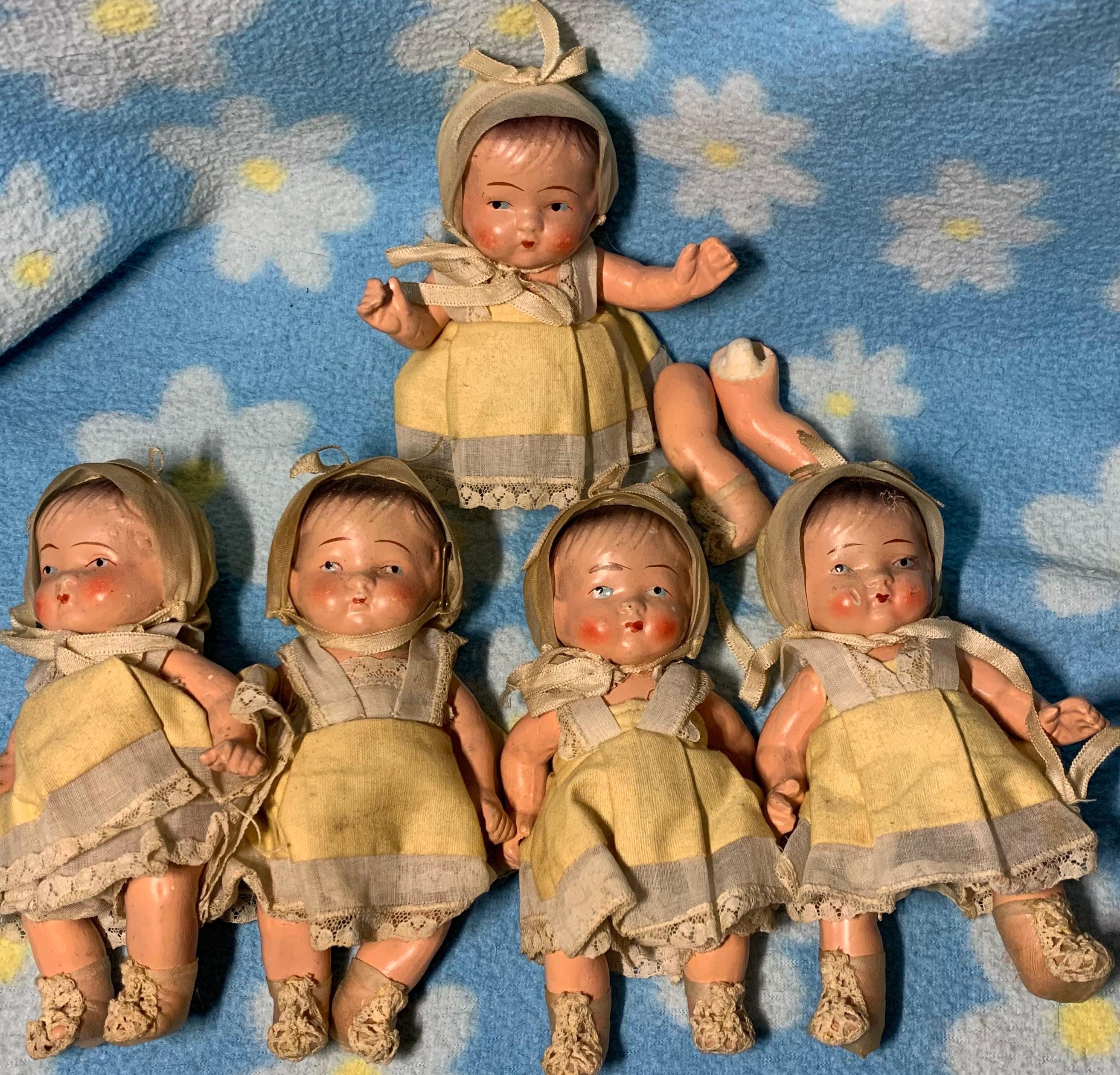 Factory Original Chunky Dionne Quint Japan Composition Doll Set - Etsy