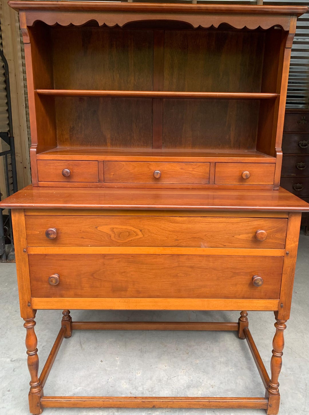 Shipping Not Free Cherry Stickley Sideboard Hutch: Vintage Buffet ...