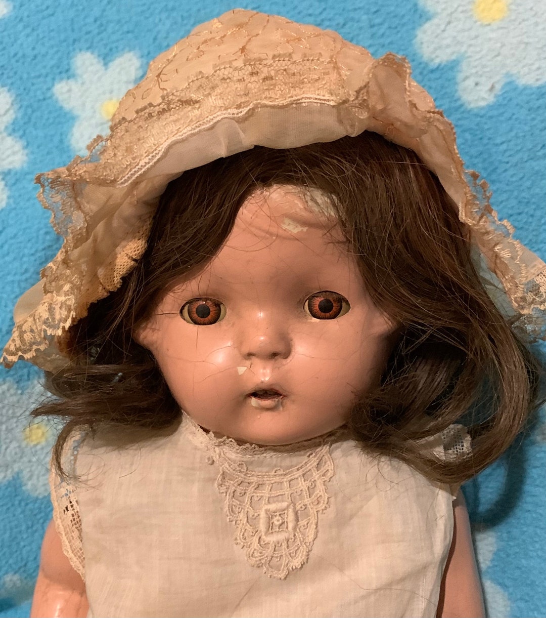 24" TLC Composition Mama Doll ~ 1940s ~ Parst Repair Assemblage Art - Etsy