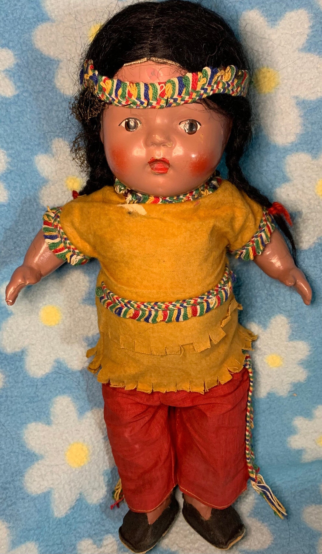Very Nice Native American Composition Doll ~ Factory Original - Etsy