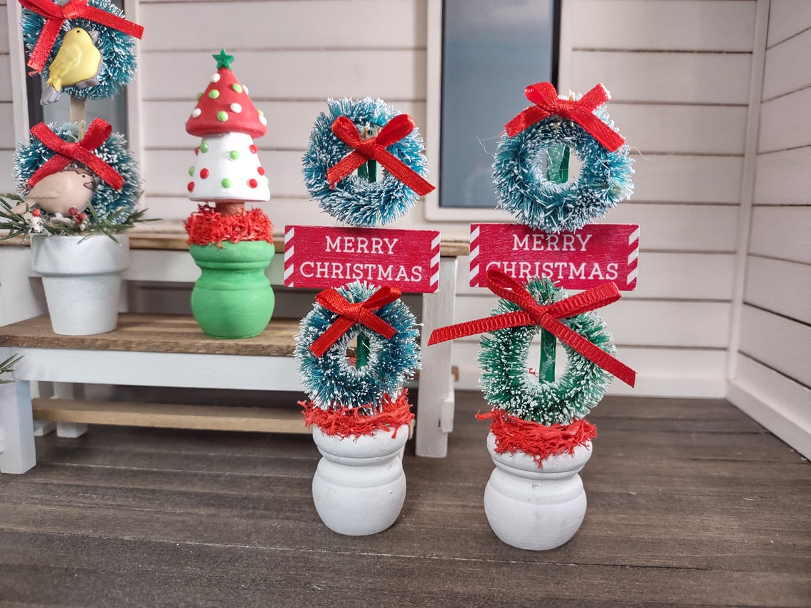 Dollhouse 1/12 Scale Christmas Decor - Etsy