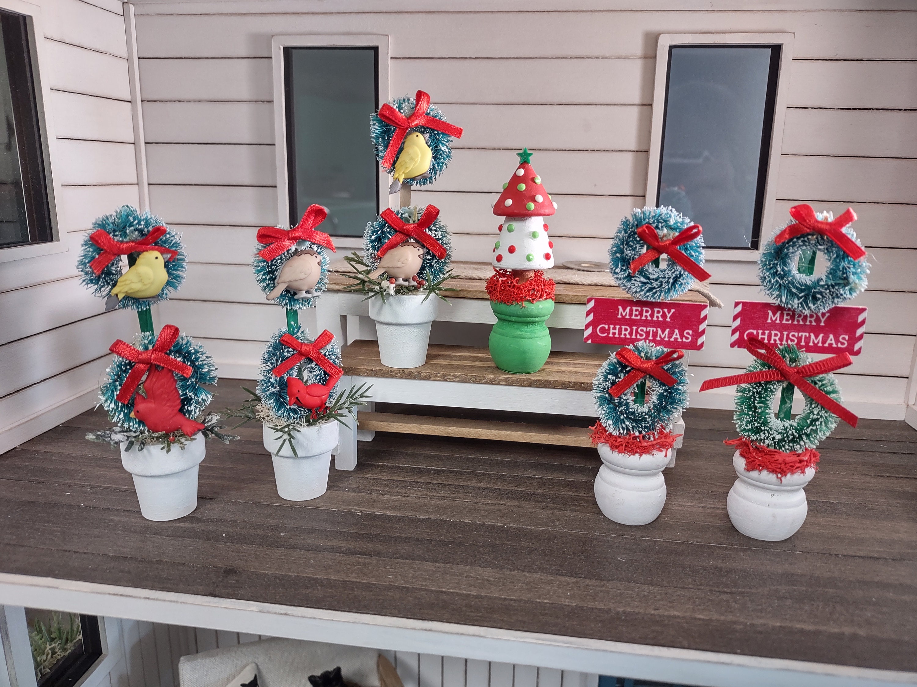 Dollhouse 1/12 Scale Christmas Decor - Etsy