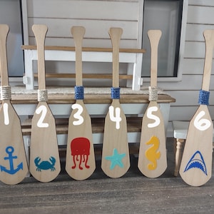 Dollhouse 1/12 Scale Beach House Oar and Paddle Decor - Etsy