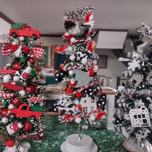 Dollhouse 1 12 Scale Christmas Trees Fully Decorated - Etsy