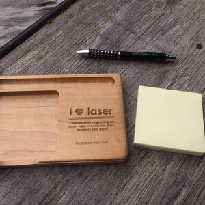 Custom Note and Pen Holder - Etsy