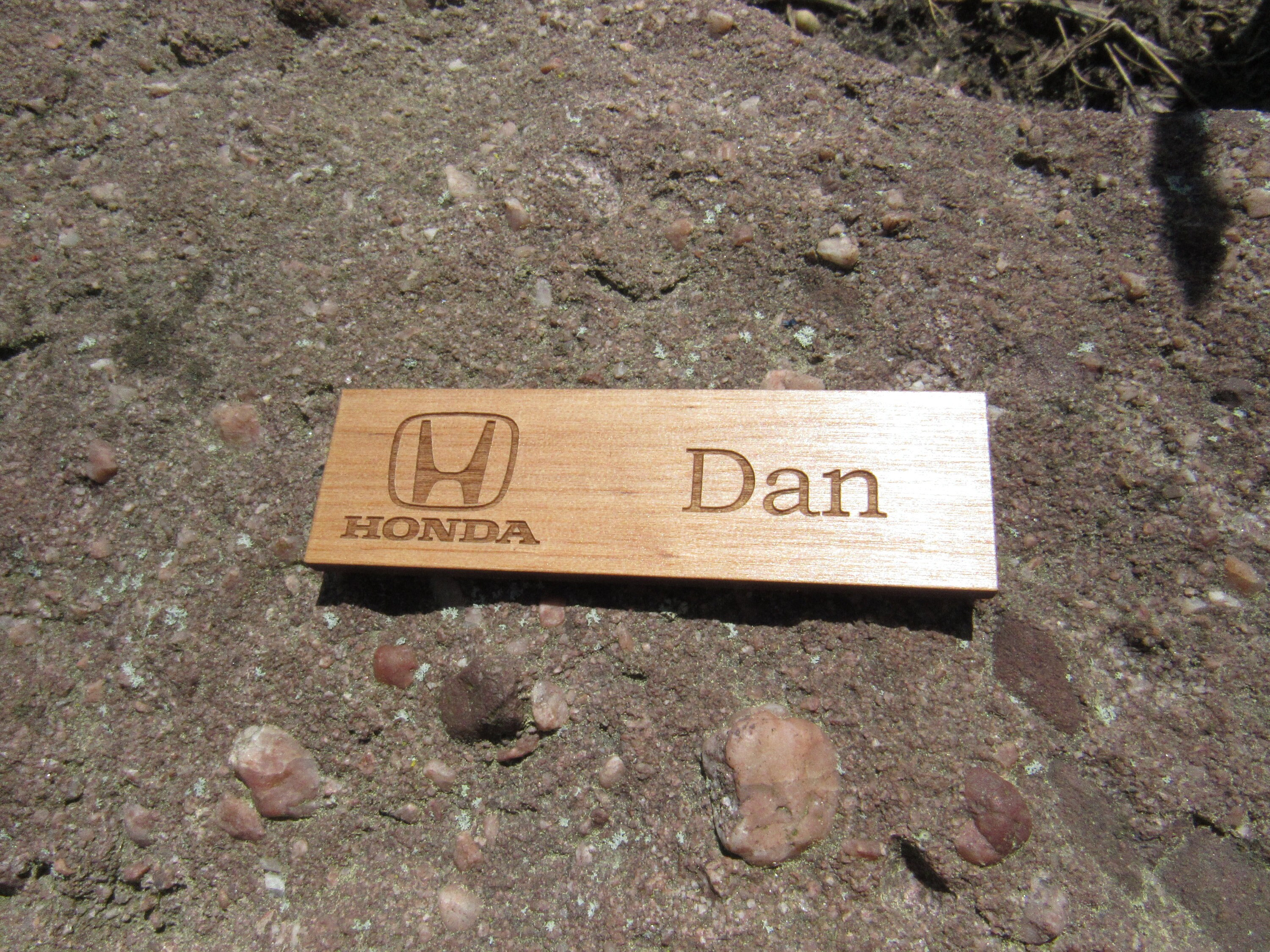 Custom Car Dealership Name Tag - Etsy