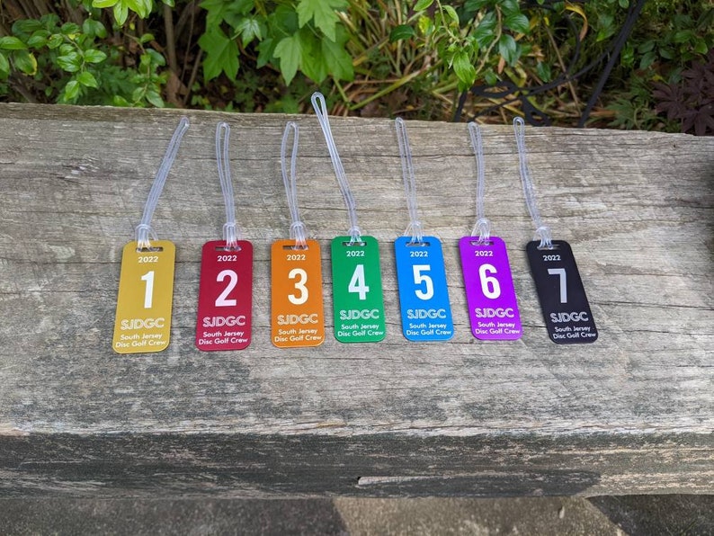 Disc Golf Bag Tags - Etsy