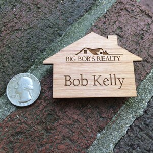 Custom House Shaped Name Tag - Etsy