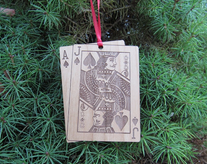 Wooden Playing Cards - Etsy
