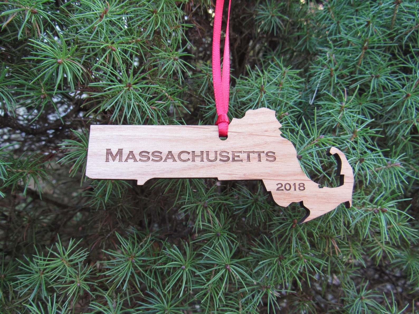 Massachusetts State Ornament - Etsy