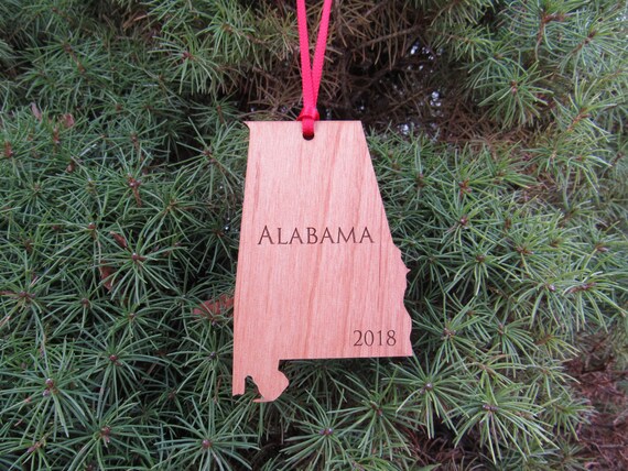 Alabama State Ornament - Etsy