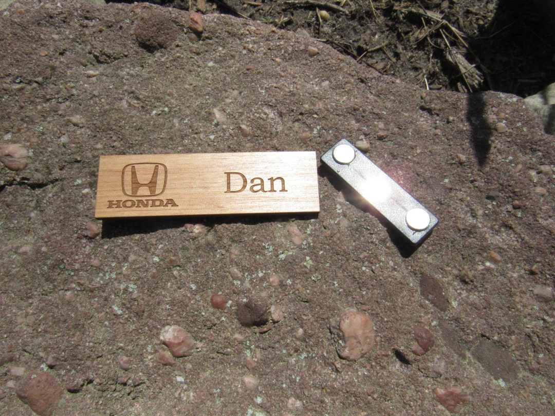 Custom Car Dealership Name Tag - Etsy