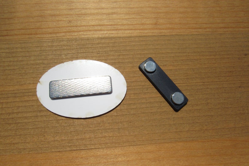 Plastic Oval Name Tag - Etsy