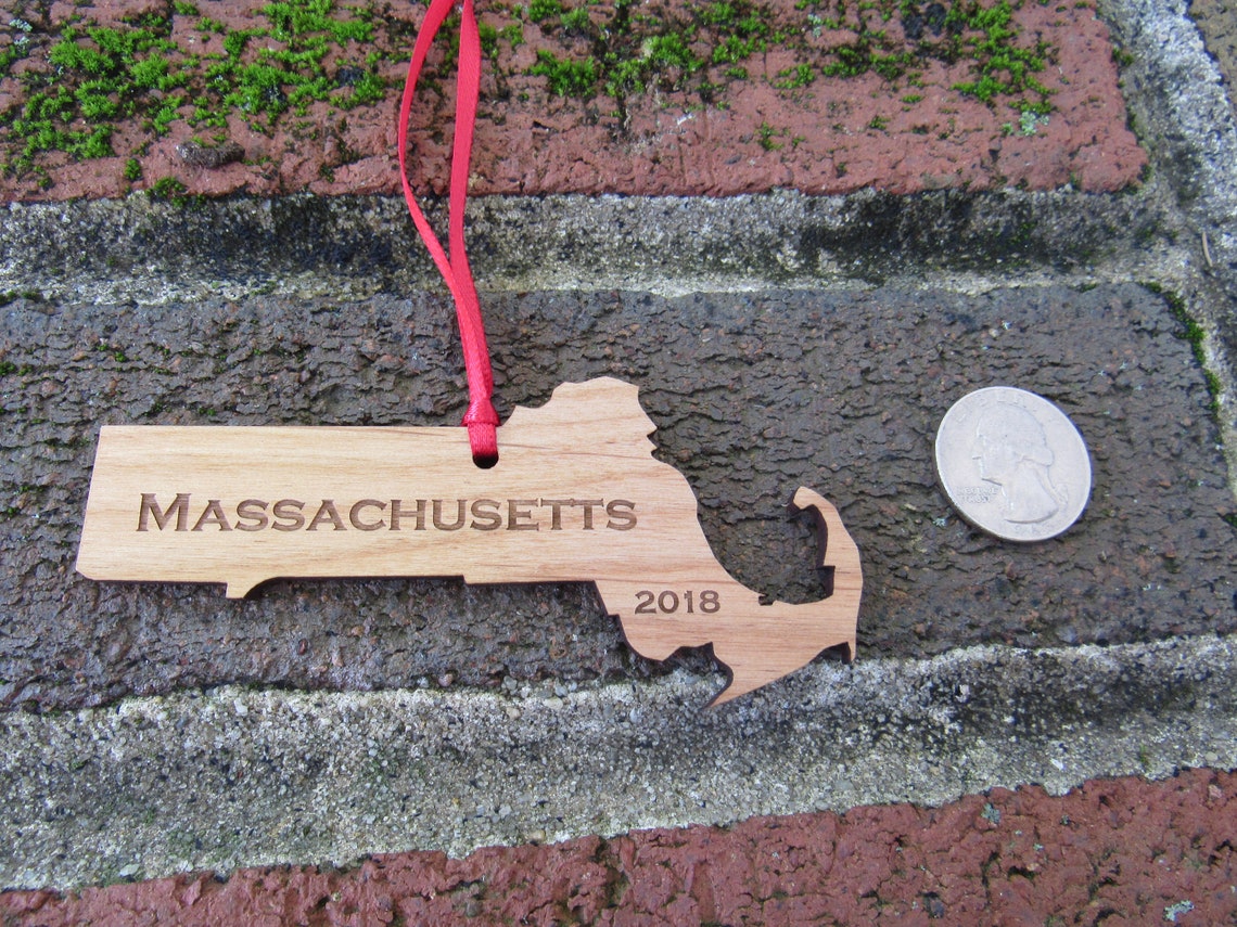 Massachusetts State Ornament - Etsy