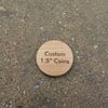 Custom 1.5 Inch Wood Coins - Etsy