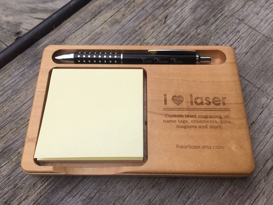 Custom Note and Pen Holder - Etsy