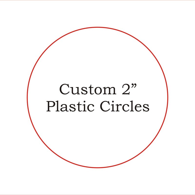 Plastic Circles - Etsy