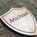 Custom Shield Name Tag - Etsy