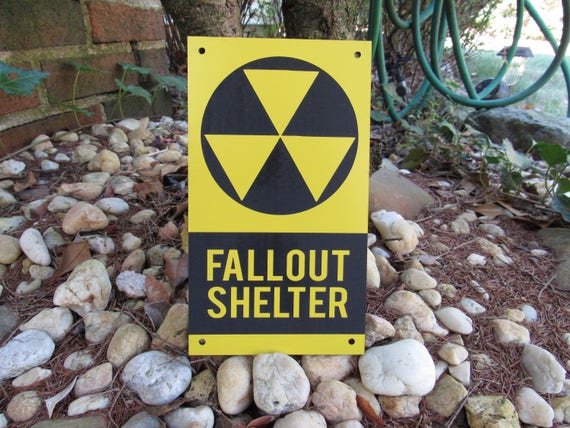 Fallout Shelter Wall Sign