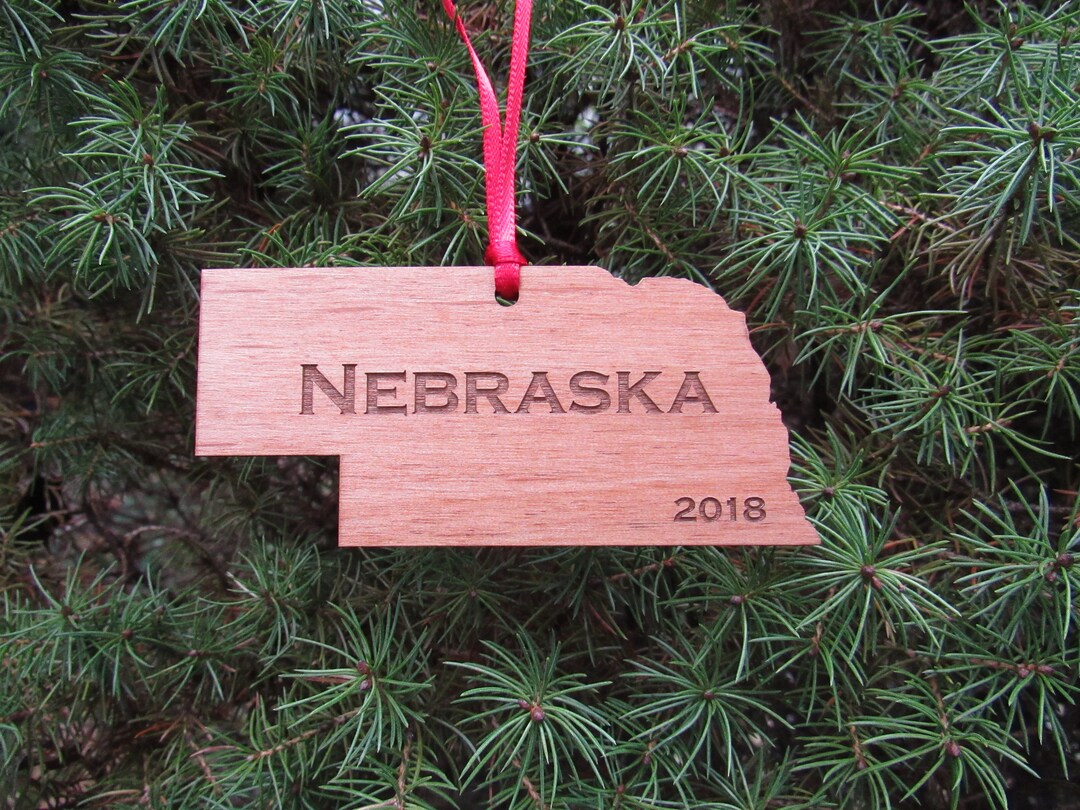 Nebraska State Ornament - Etsy