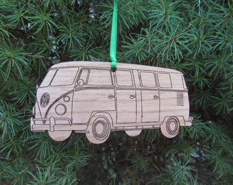 OOAK VW Bus Polymer Clay Ornament - Etsy