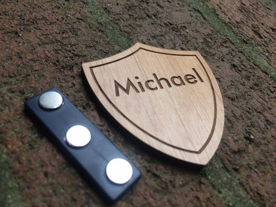 Shield Name Tag