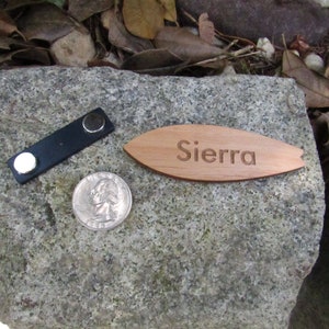 Surfboard Name Tag - Etsy