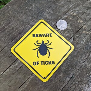 Beware of Ticks Sign - Etsy