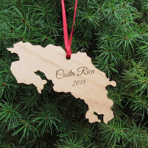 Costa Rica Necklace Costa Rica Jewelry Costa Rica Gift | Etsy