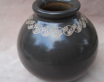 Blackware pottery | Etsy