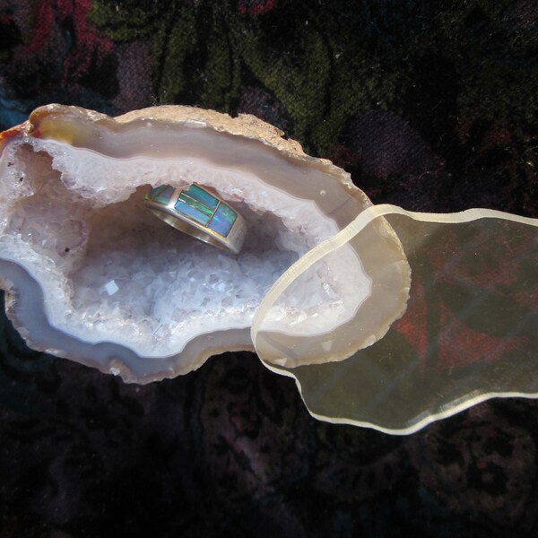 Geode Ring - Etsy