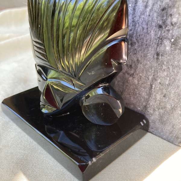 Aztec Warrior Sculpture Obsidian - Etsy