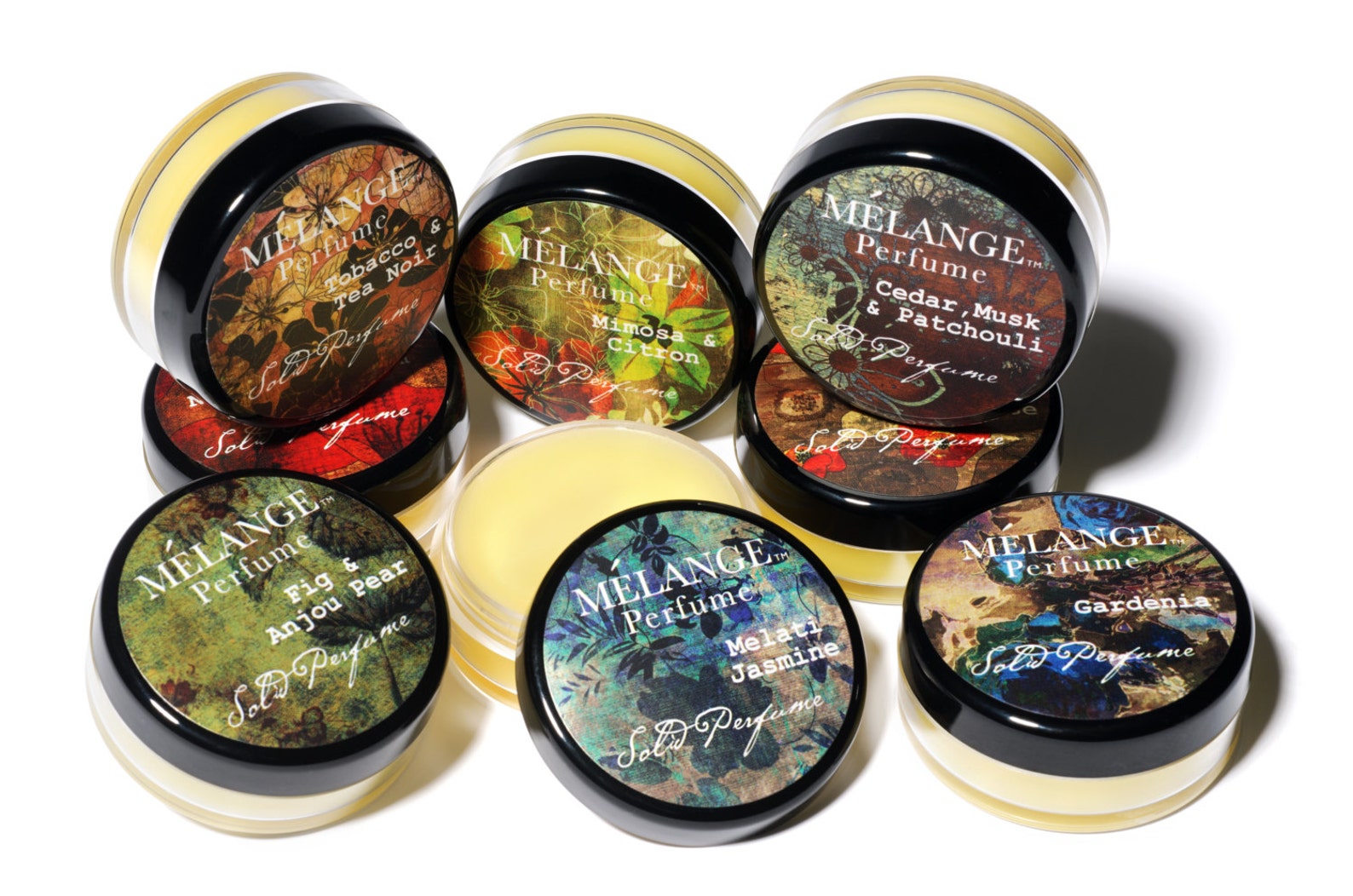 Melange Tobacco & Tea Noir Solid Perfume Single .56 Ounces. - Etsy