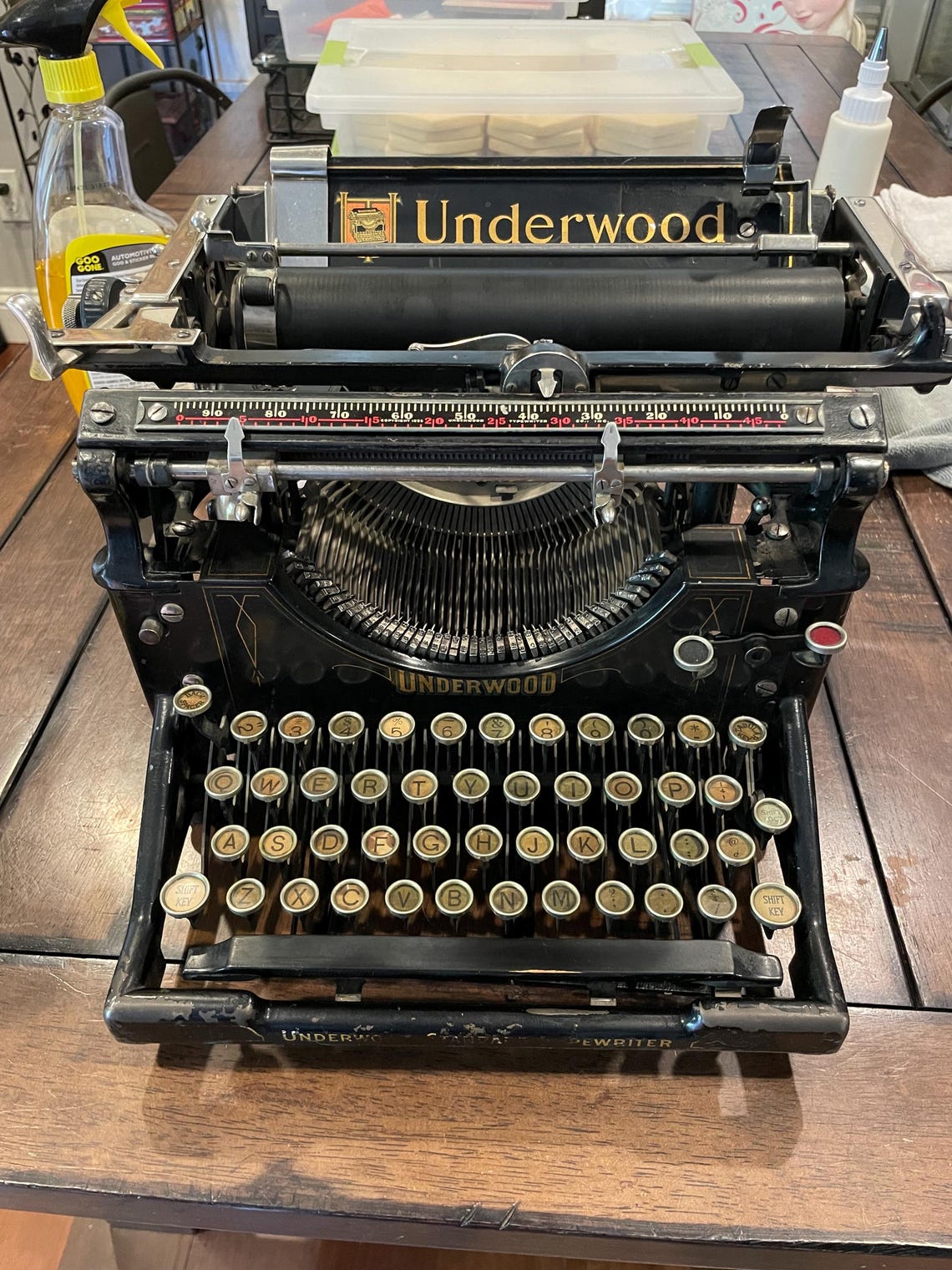 1925 Underwood Typewriter No. 5 - Phenomenal Condition. All Keys Work ...
