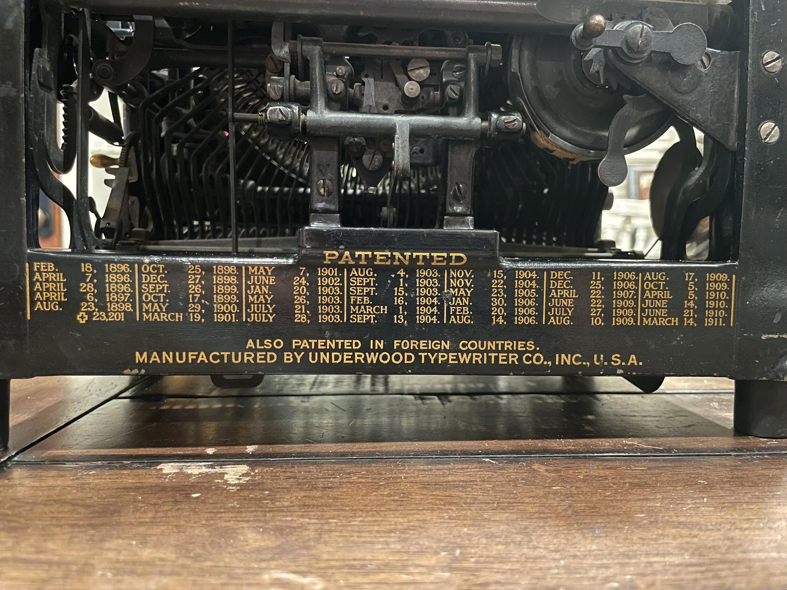 1925 Underwood Typewriter No. 5 - Phenomenal Condition. All Keys Work ...