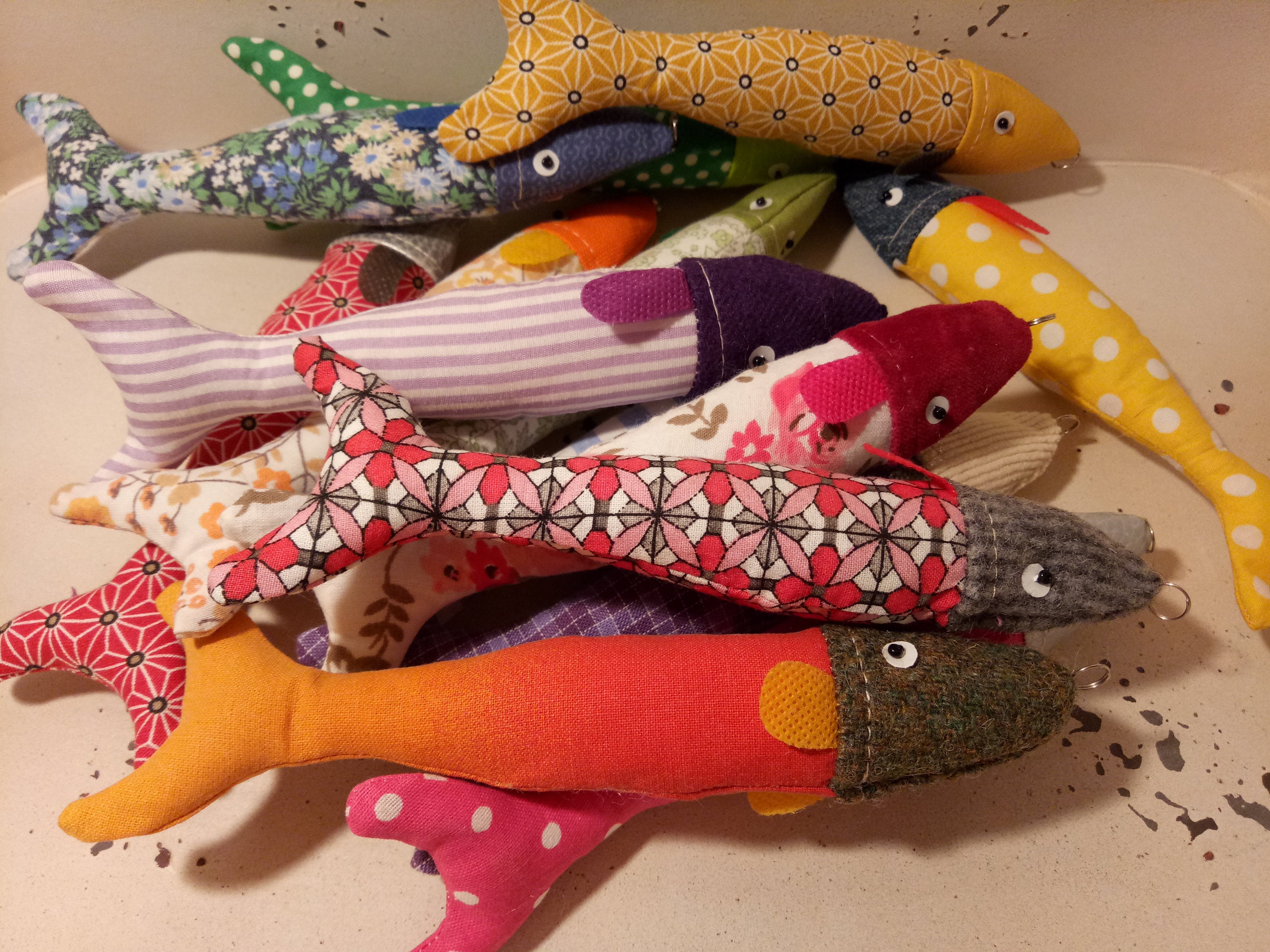 Fabric Fish Cute little stuffed fabric fish home deco | Etsy