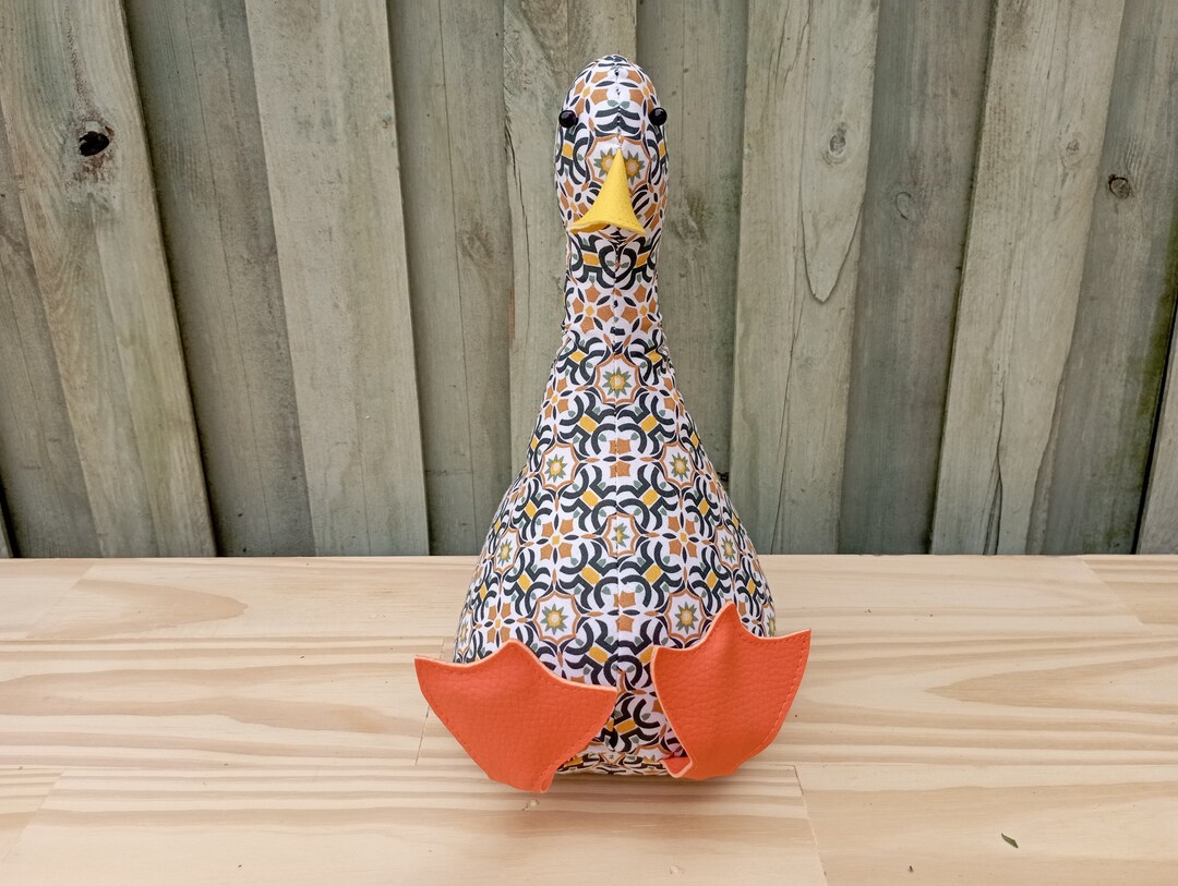 Cool Canard Doorstop / Bookend. Green & Yellow, Fill at Home, Funny ...