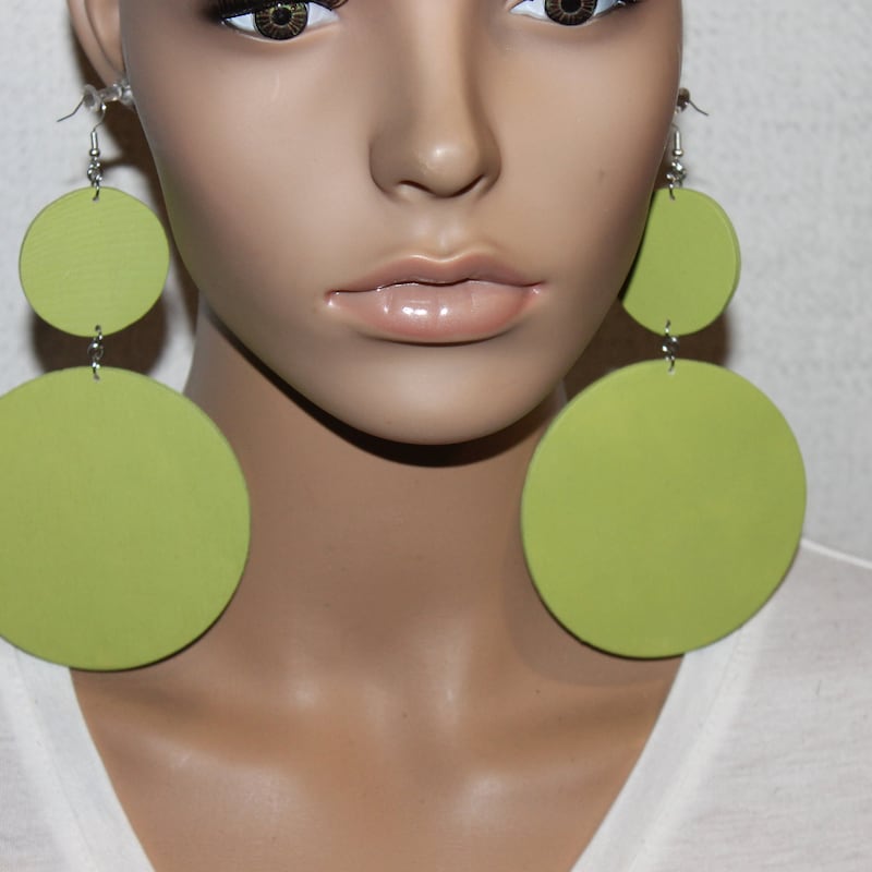 Green Earring - Etsy