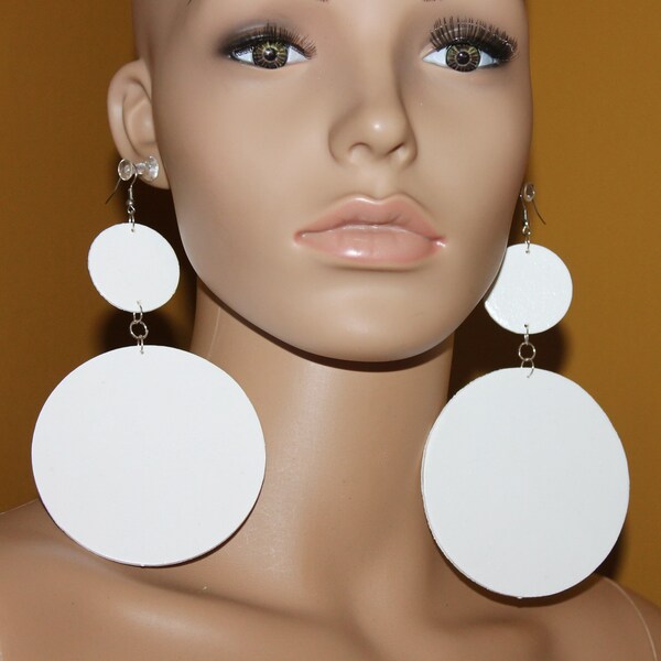 Wooden Earrings - Etsy